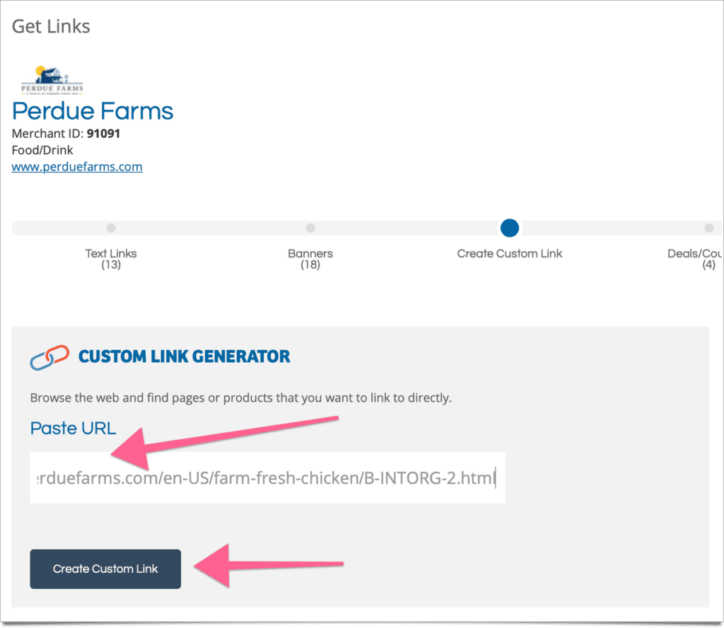 How to Create Custom Links in ShareASale | Affilinomics
